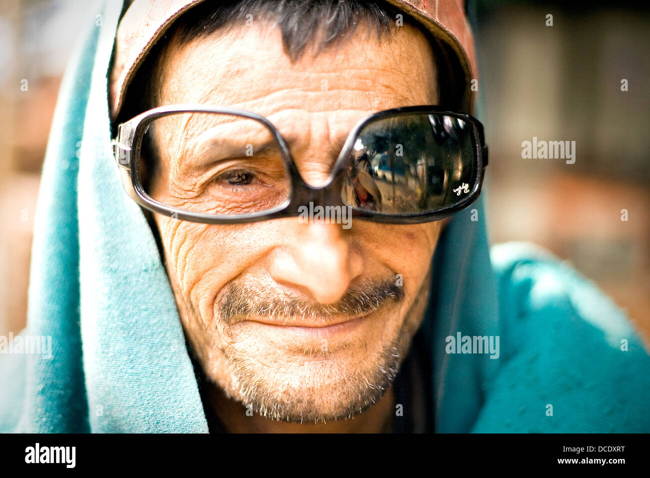 Nepali crazy man from Devghat Stock Photo - Alamy