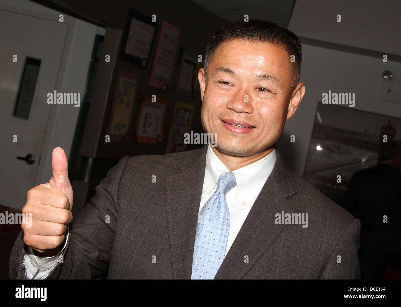 New York, New York, USA. 14th Aug, 2013. Democratic candidate for NYC ...