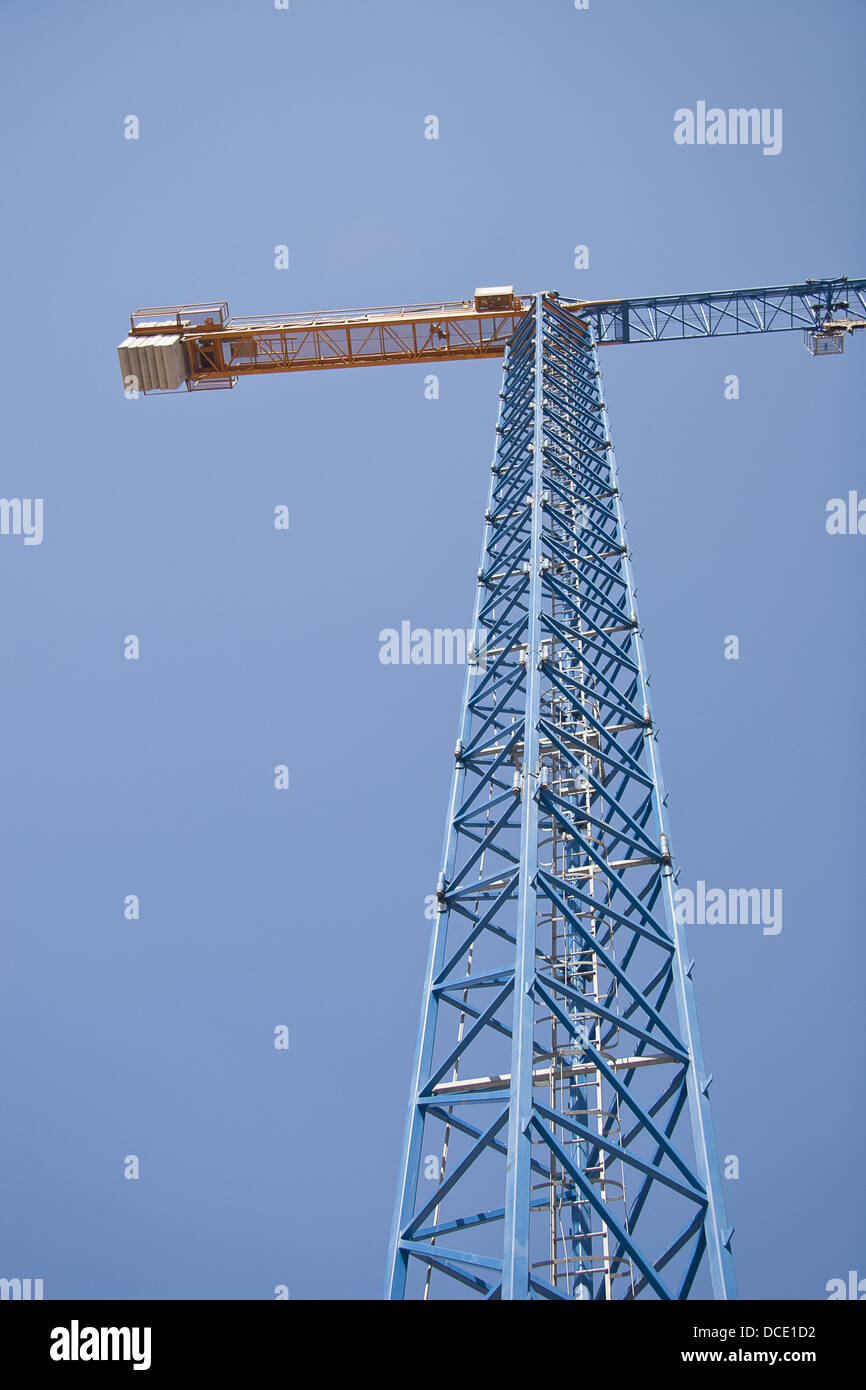 Huge Building Crane at work Stock Photo - Alamy