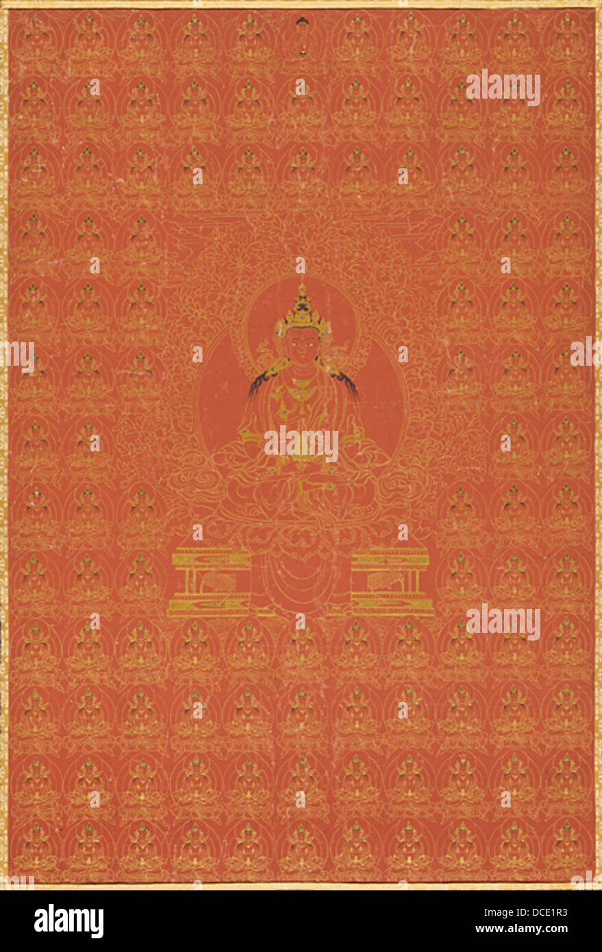 The statue of Amitayus, the Buddha of Eternal Life, housed in the LACMA ...