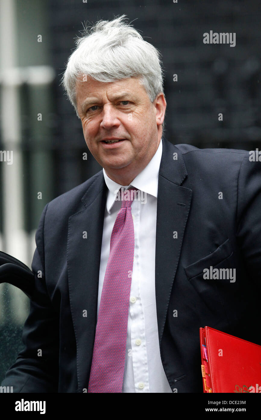 Andrew Lansley, the Leader of the House of Commons Stock Photo - Alamy