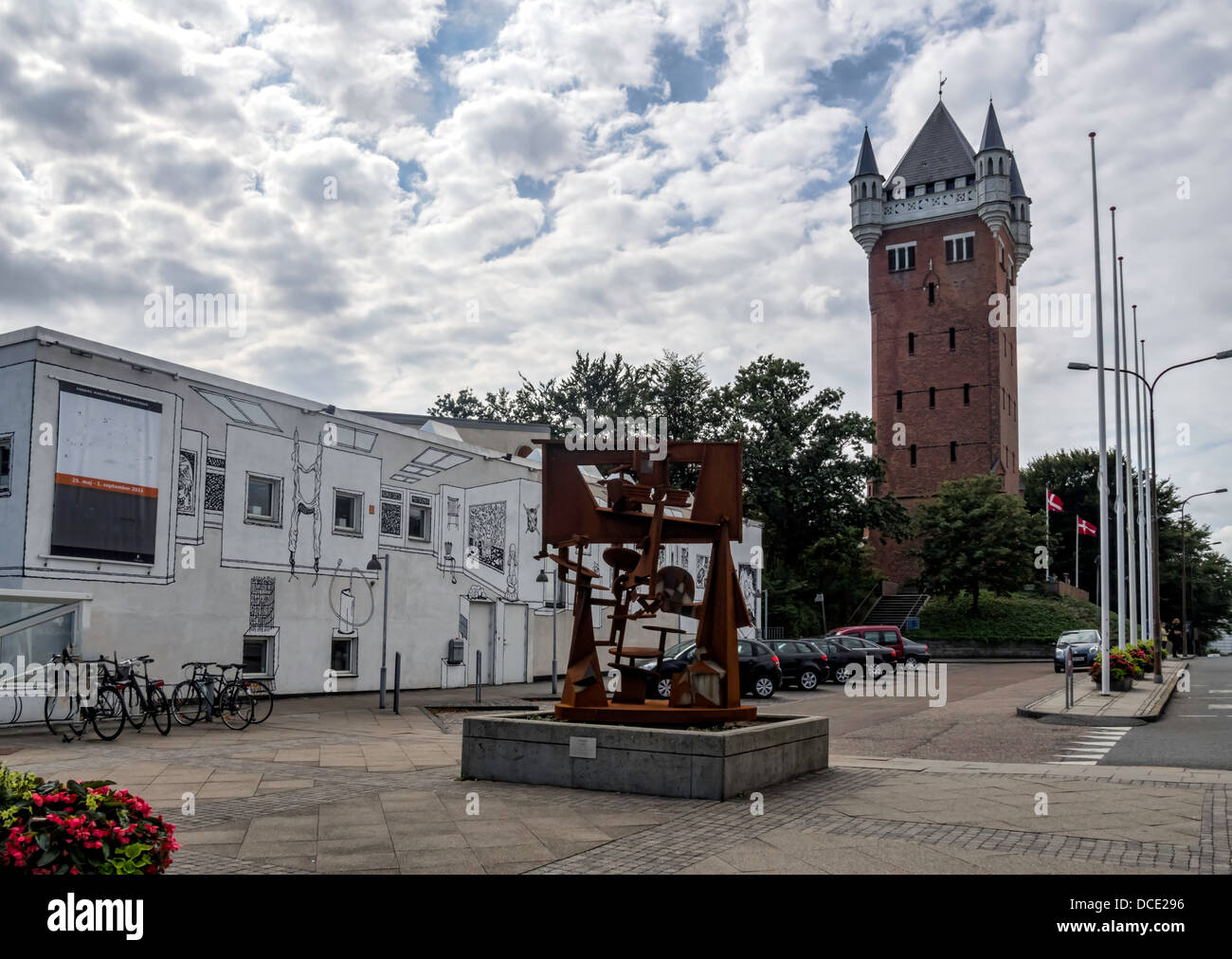 Esbjerg, Denmark. The old historic water tower Stock Photo - Alamy