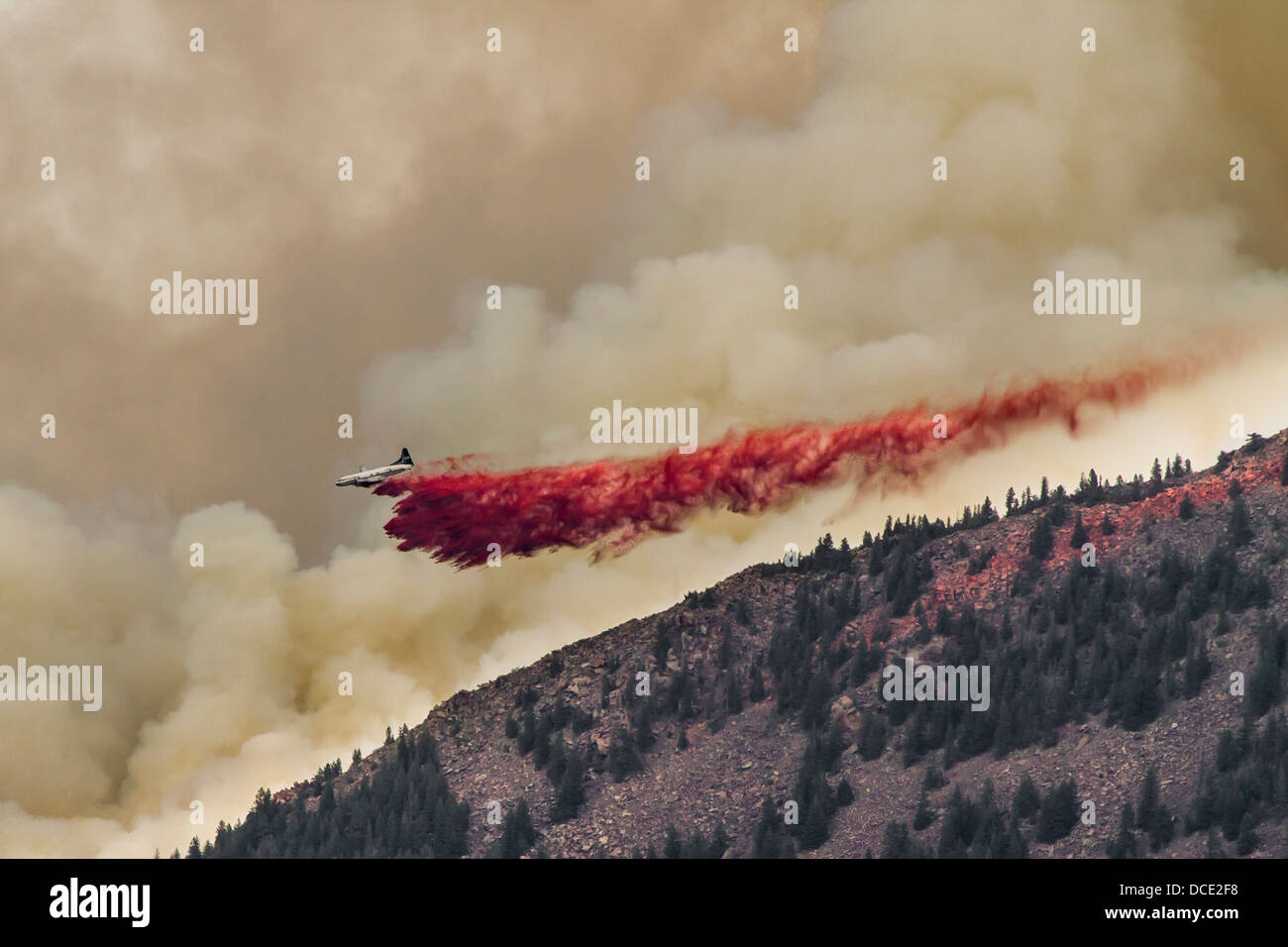 Dropping fire retardant hi-res stock photography and images - Alamy