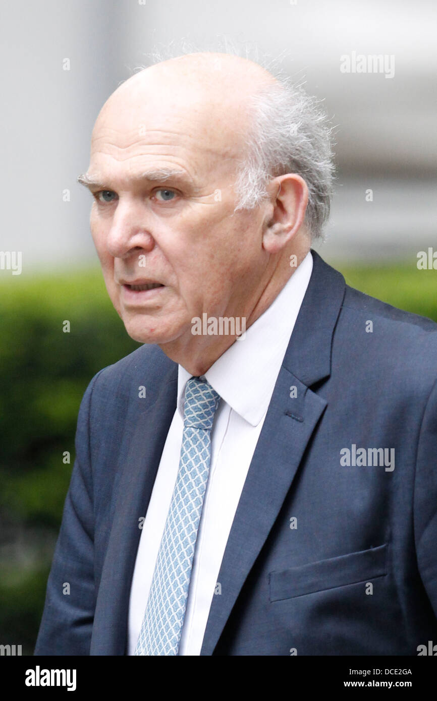 Business Secretary Vince Cable Stock Photo - Alamy