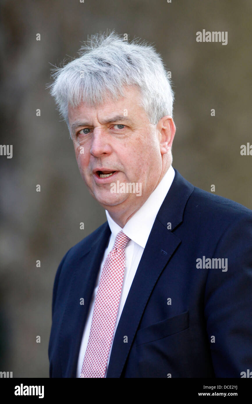 Andrew Lansley, the Leader of the House of Commons Stock Photo - Alamy