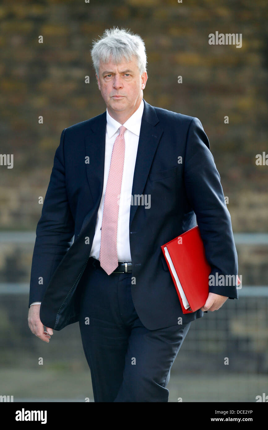 Andrew Lansley, the Leader of the House of Commons Stock Photo - Alamy