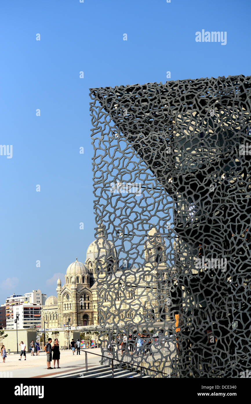 Mucem museum Marseille Bouche-du-Rhone France Stock Photo - Alamy