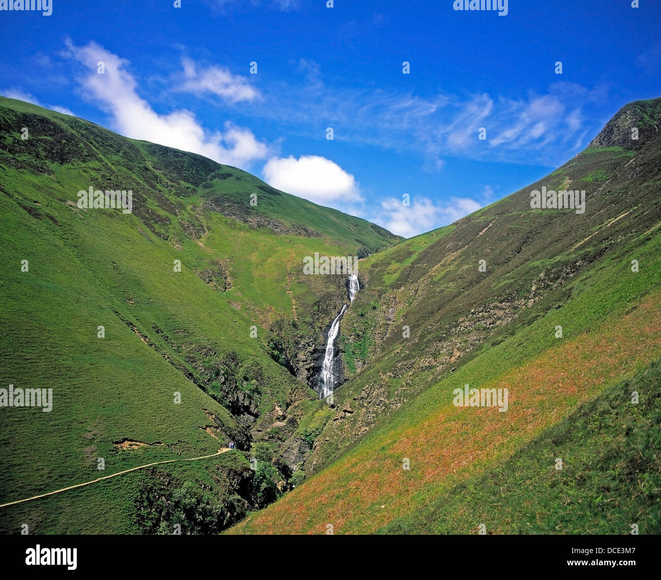 The 200' Grey Mares Tail, Near Moffat, Dumfries, Scotland Stock Photo ...