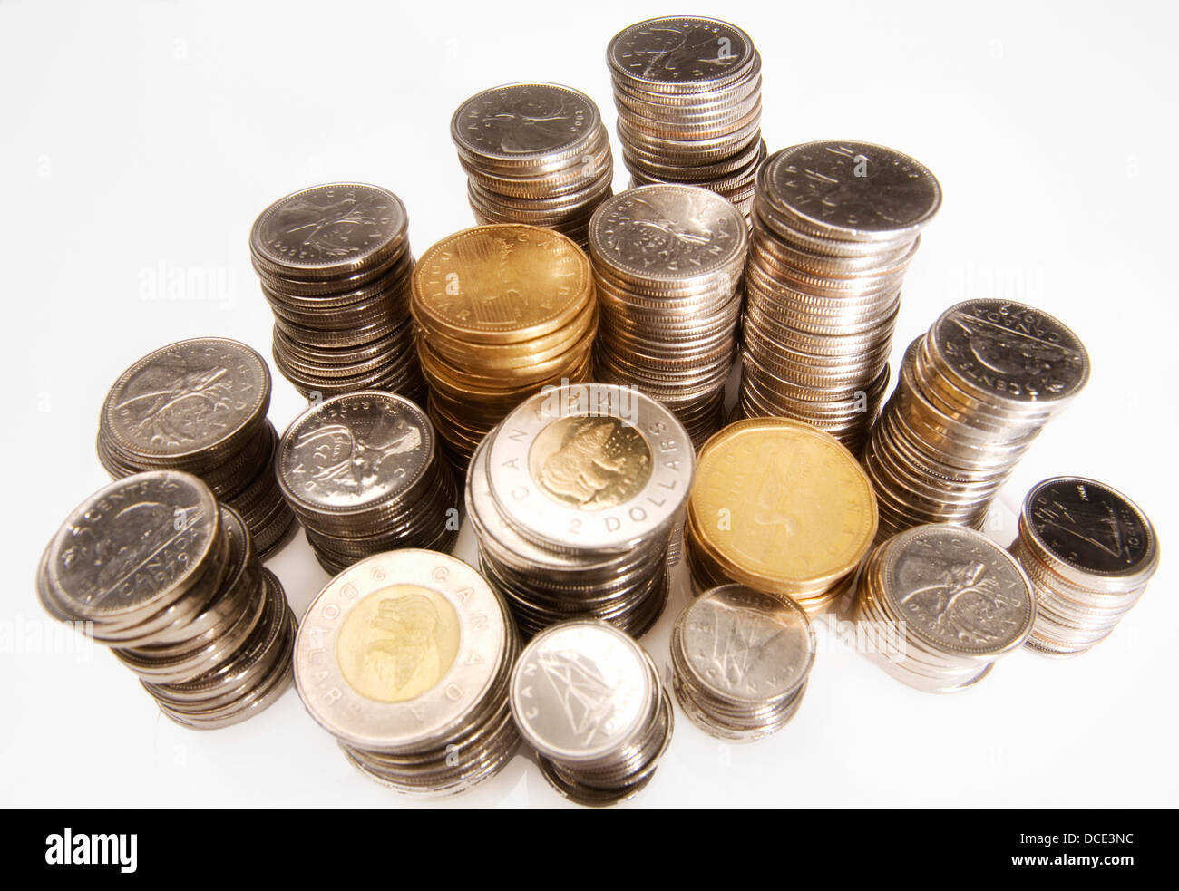 Towers Of Canadian Change Stock Photo - Alamy