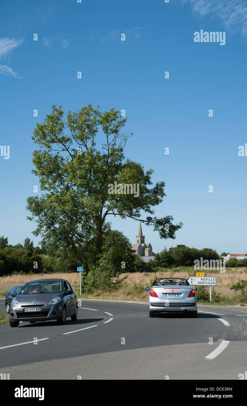 French countryside and road hi-res stock photography and images - Alamy