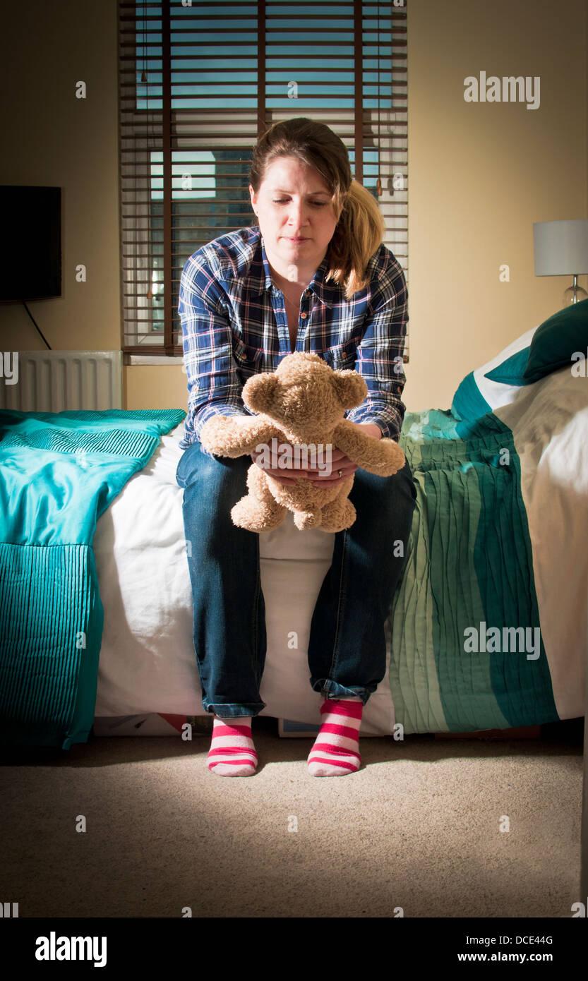 Post natal depression Stock Photo - Alamy