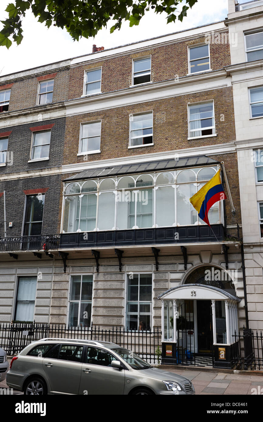 consulate general of colombia London England UK Stock Photo - Alamy