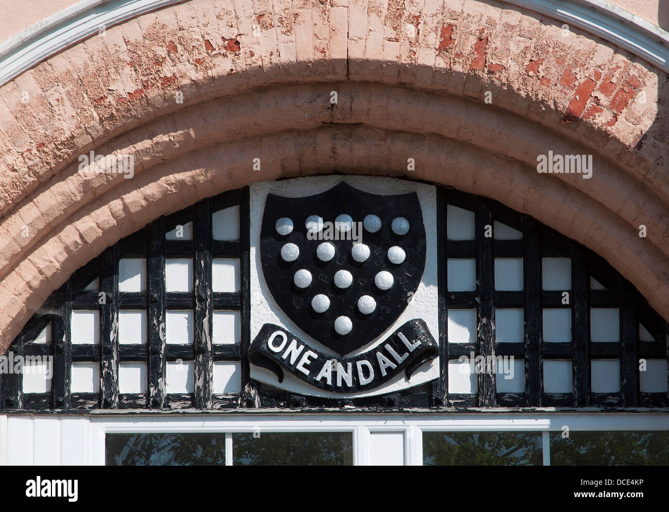 The cornwall " one and all " symbol Stock Photo - Alamy