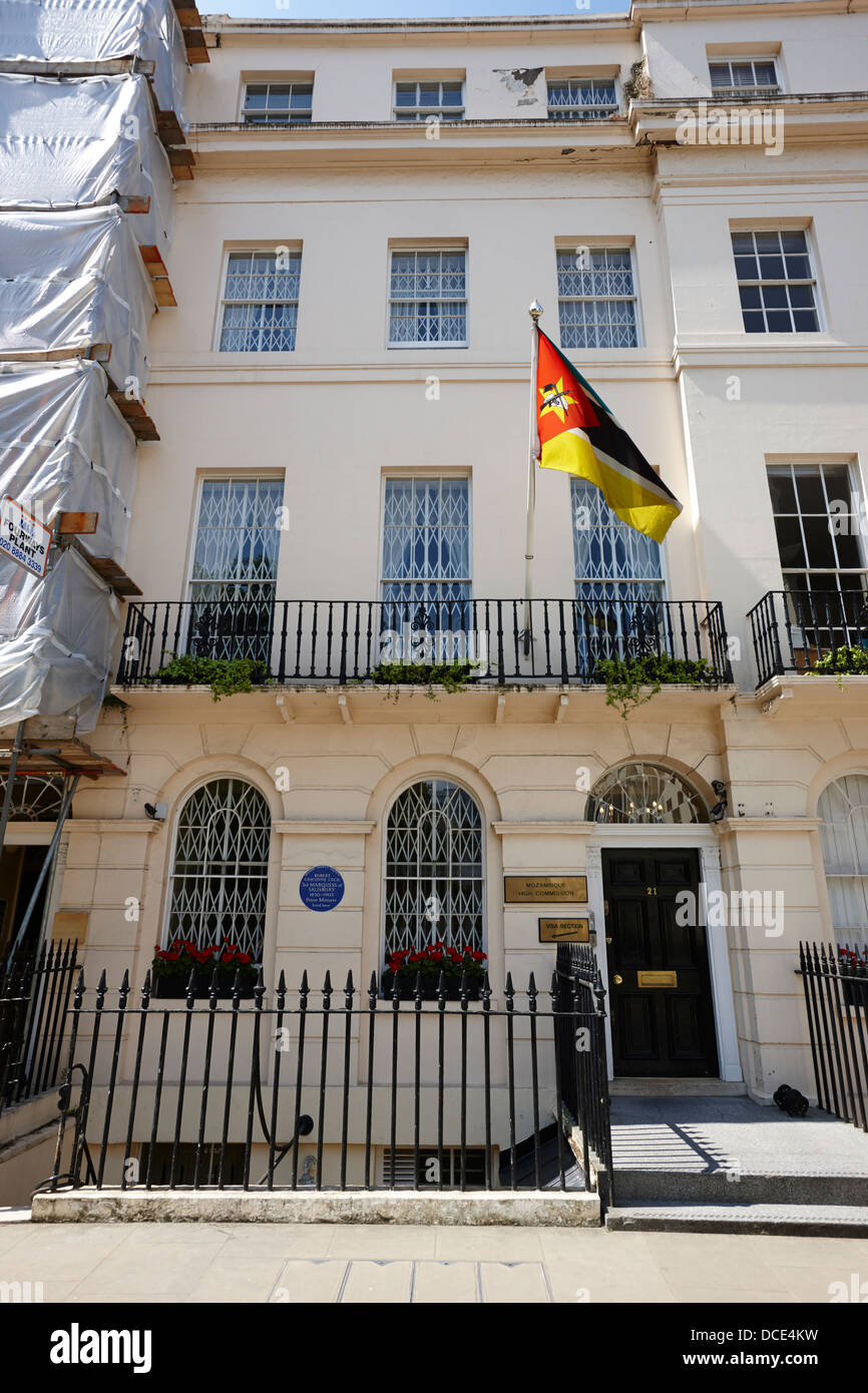 mozambique high commission London England UK Stock Photo - Alamy