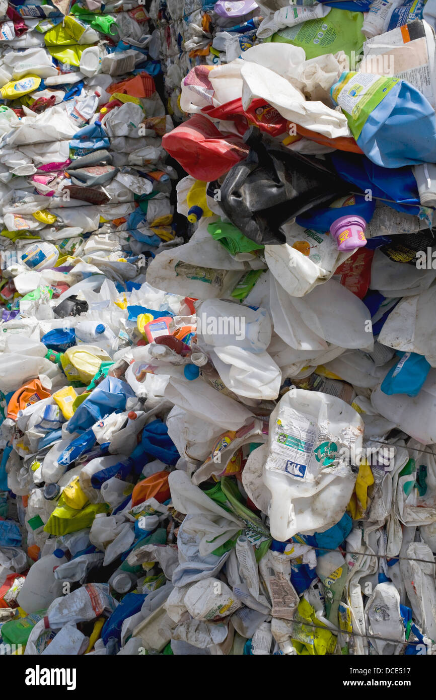 Mounds Of Plastic And Metal For Recycling Stock Photo - Alamy