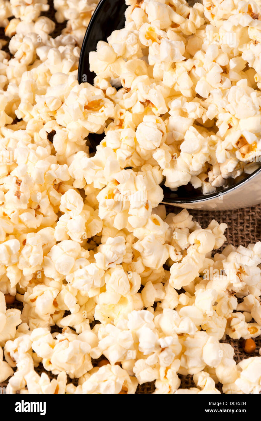 Large group of the fresh pop corns Stock Photo - Alamy