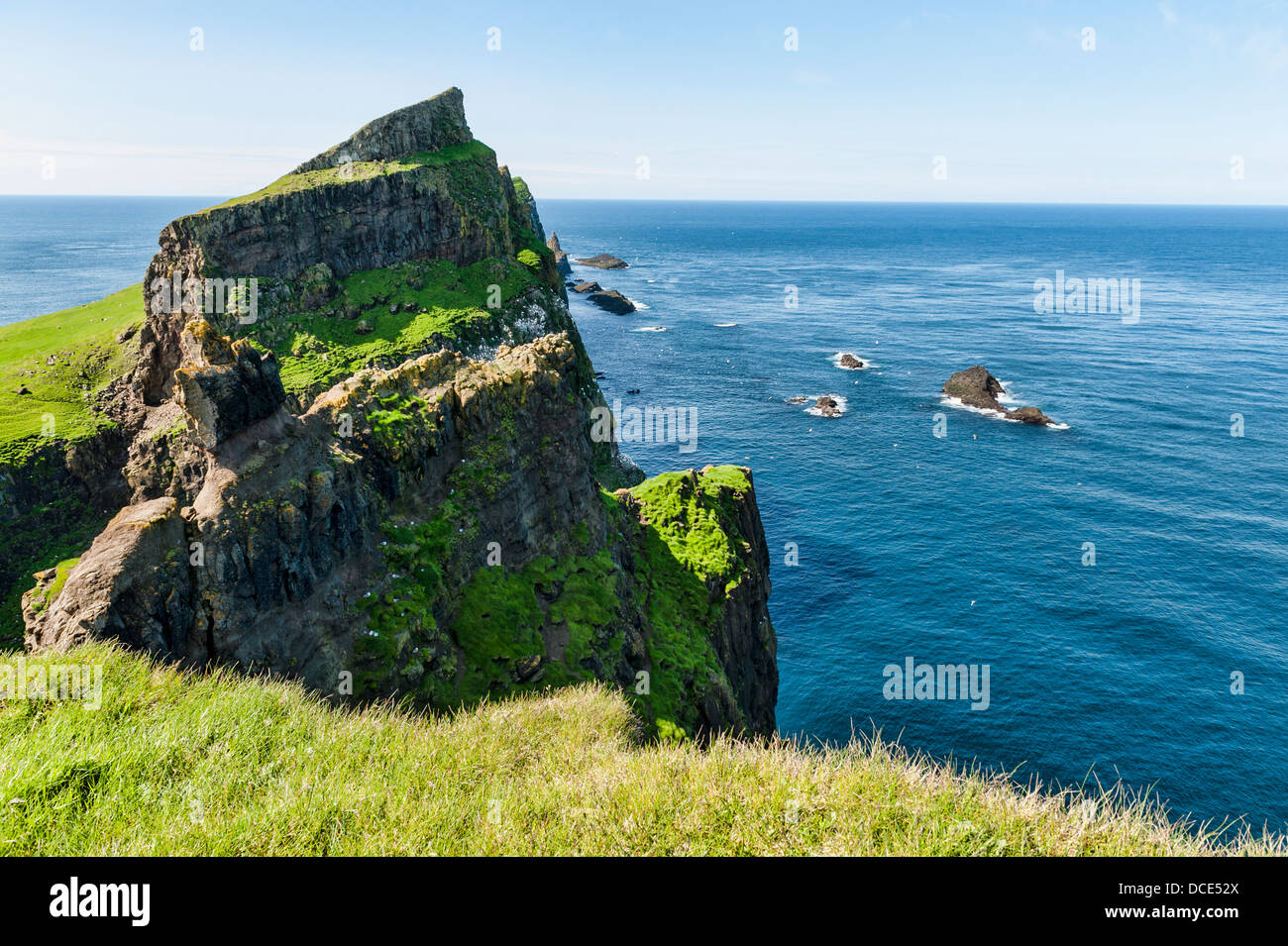 Landscape in the Faroe Islands Stock Photo - Alamy