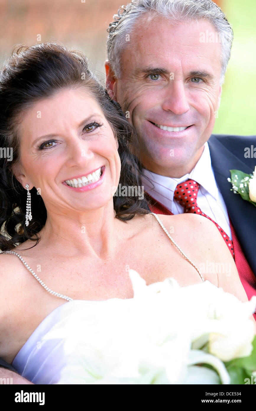 Middle aged couple getting married hi-res stock photography and images ...