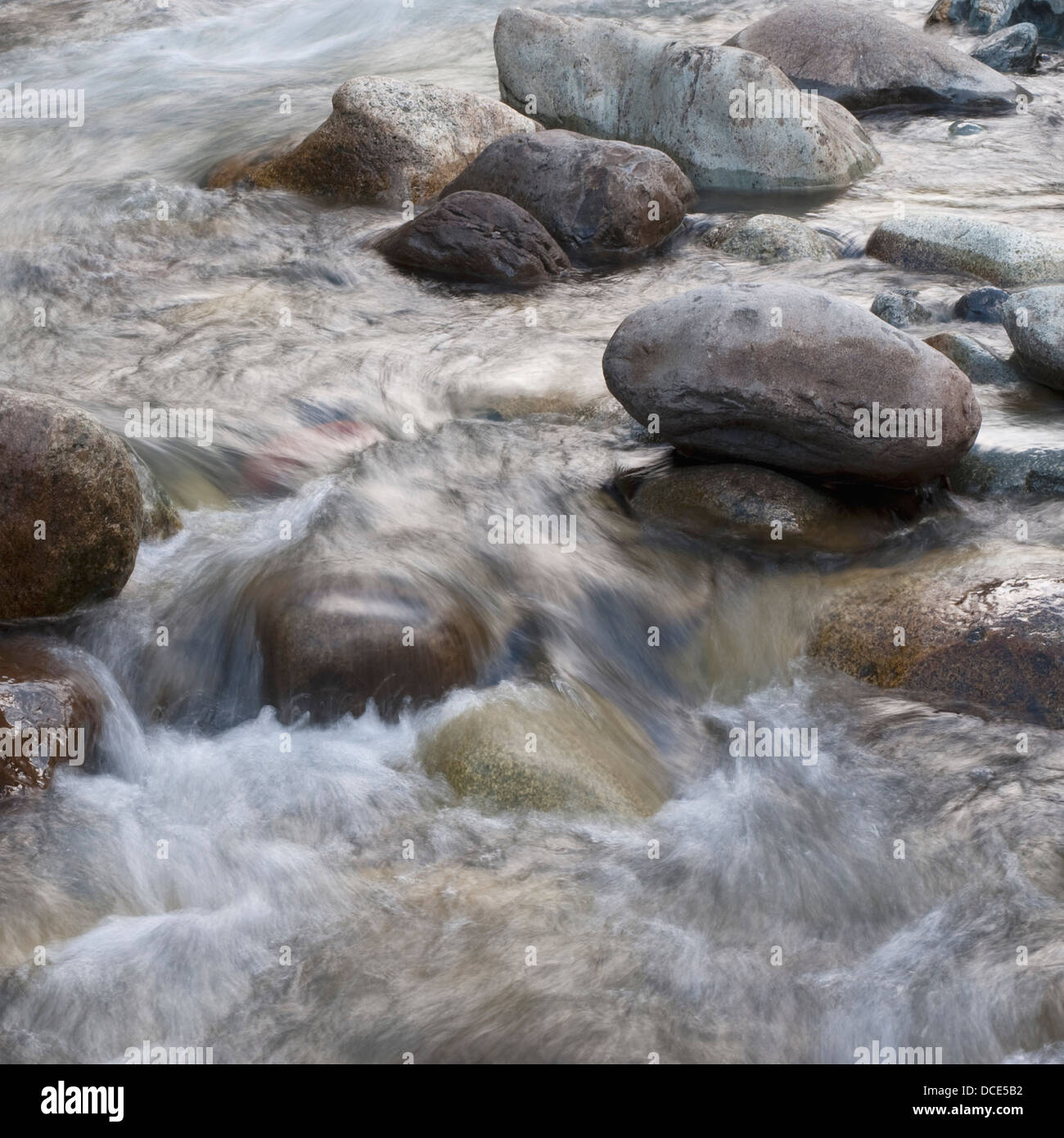 Image of water rushing over rocks hi-res stock photography and images ...