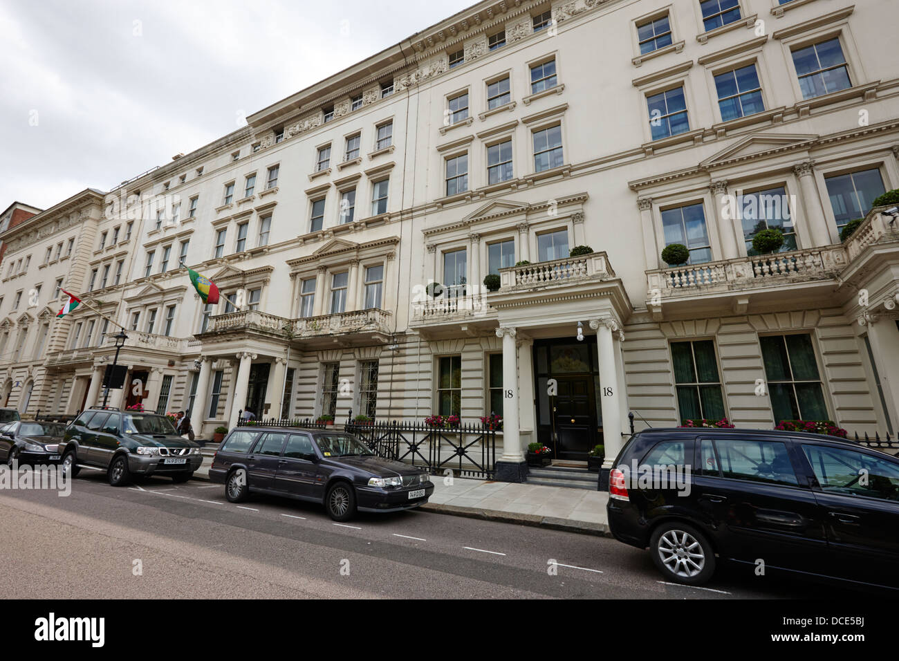 16-18 princes gate embassy iran ethiopia saudi London England UK Stock ...