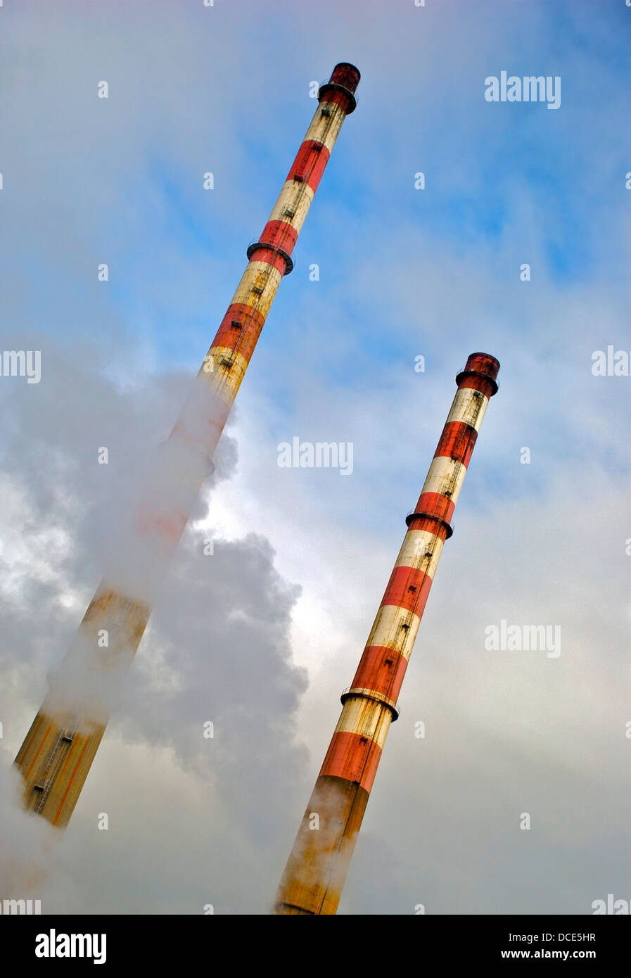 Tall smokestacks hi-res stock photography and images - Alamy