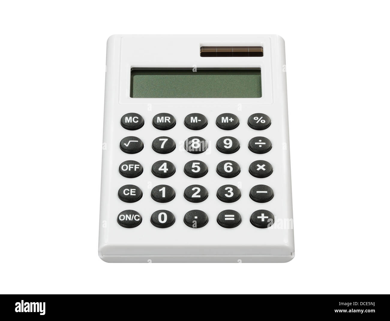 Hand pocket calculator Stock Photo - Alamy