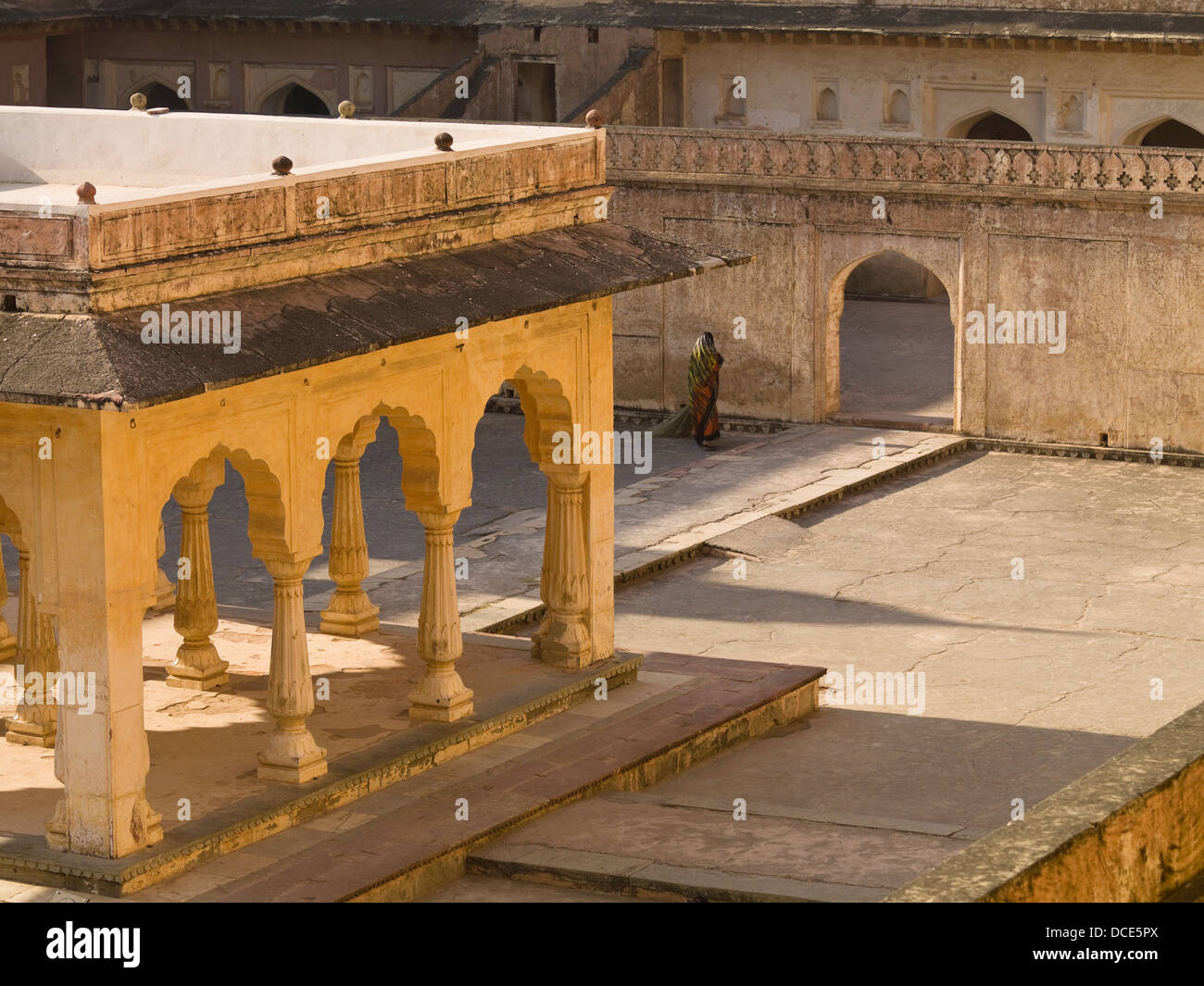 Amber Fort,Jaipur,India;High Angle View Of Fort Stock Photo - Alamy