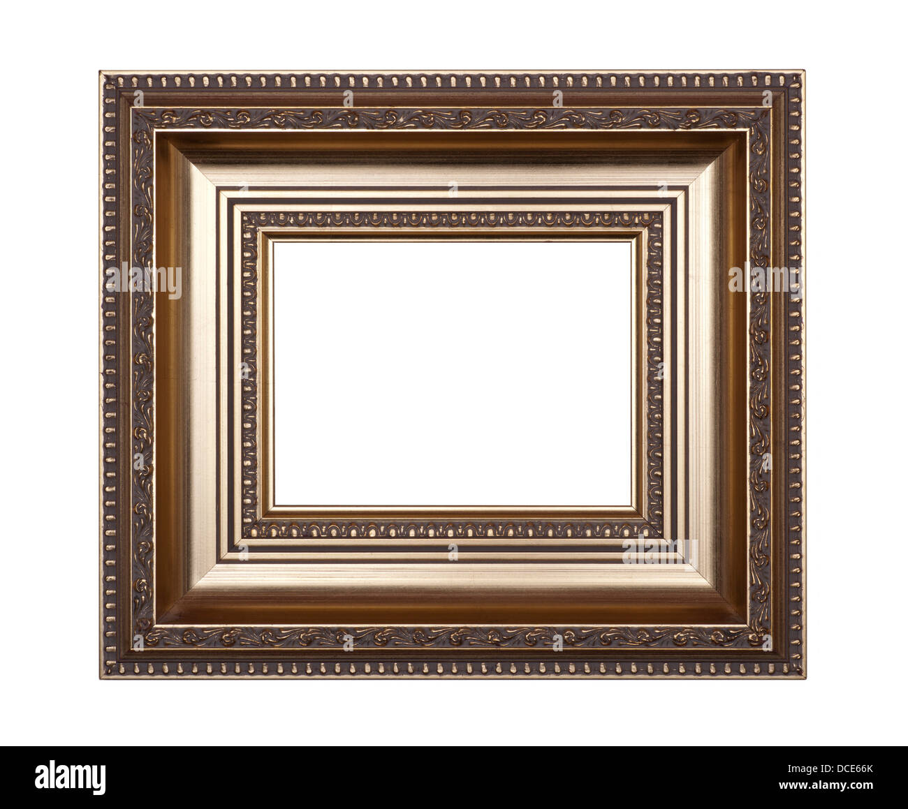 Frame - gold picture frame Stock Photo - Alamy