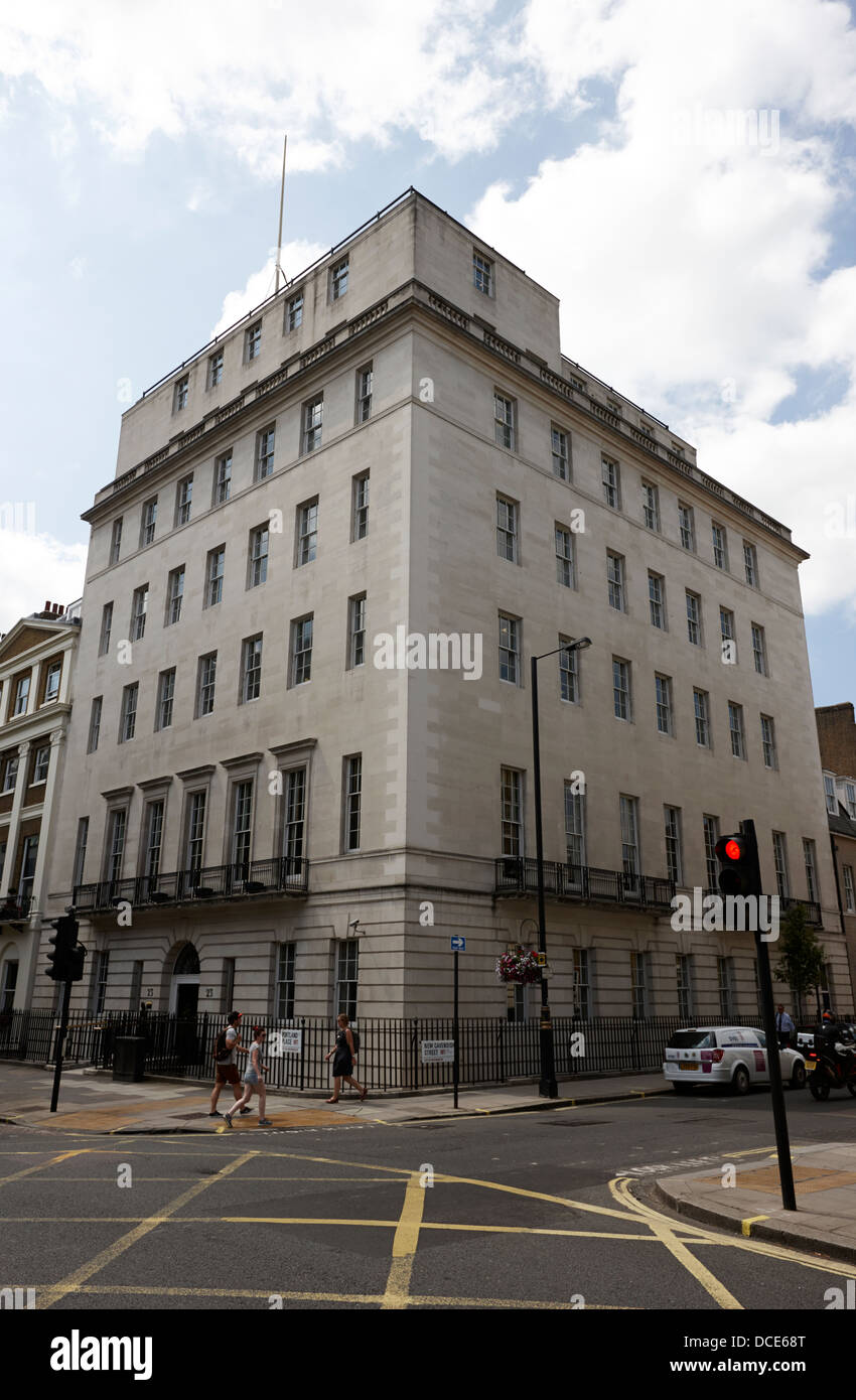 nursing and midwifery council 23 portland place London England UK Stock ...