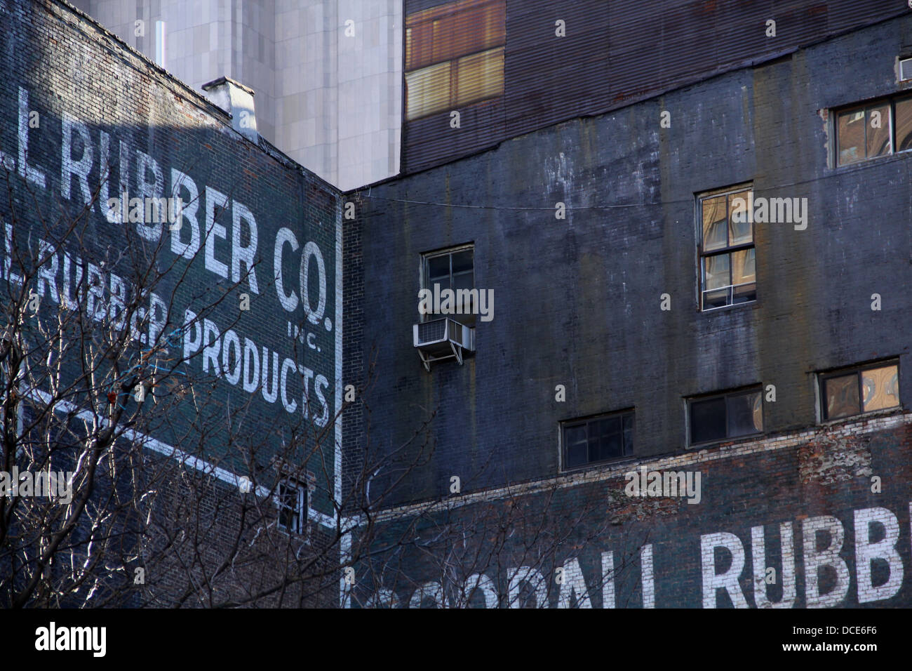 interesting factory walls in soho district, manhattan Stock Photo - Alamy