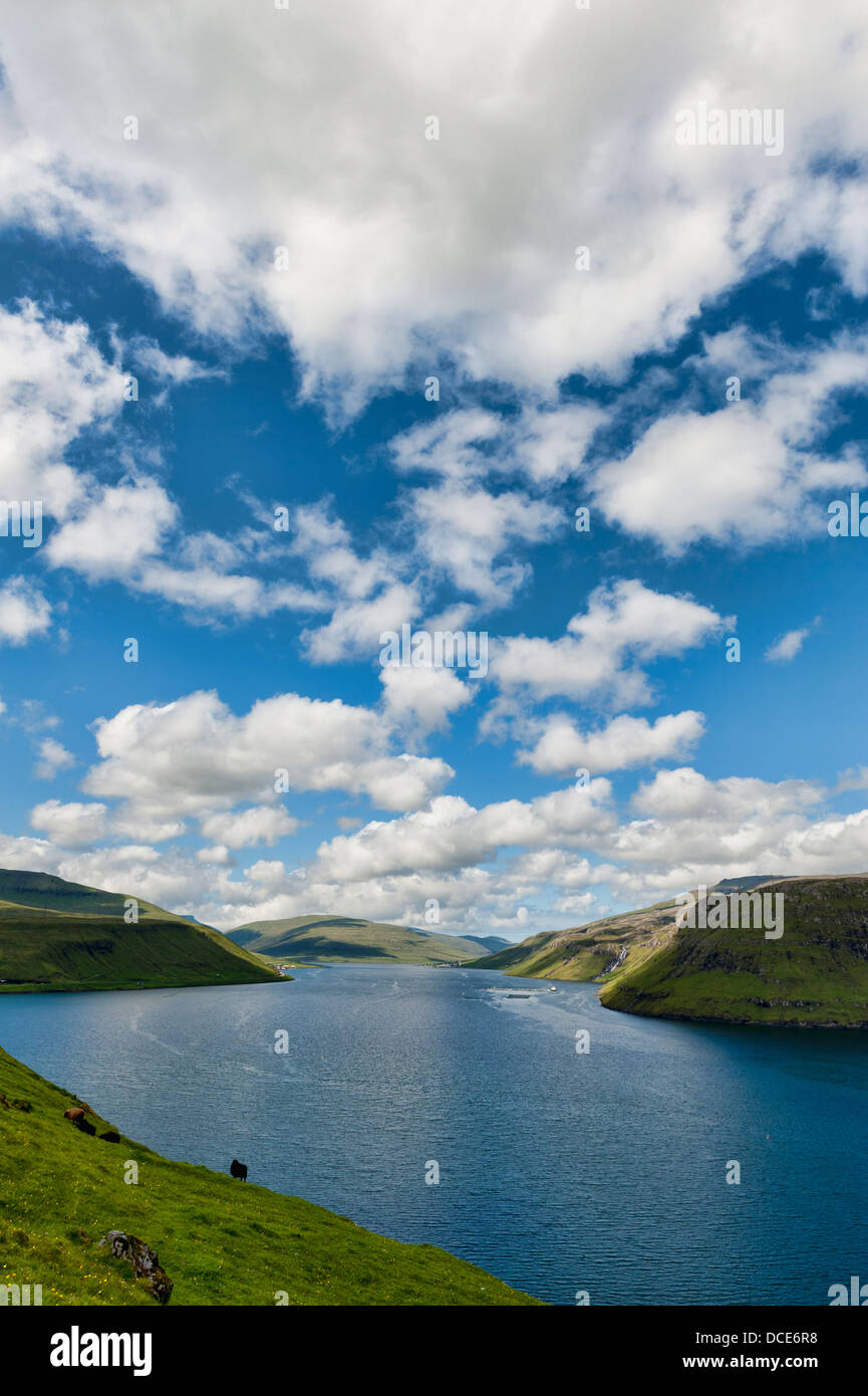 Landscape in the Faroe Islands Stock Photo - Alamy