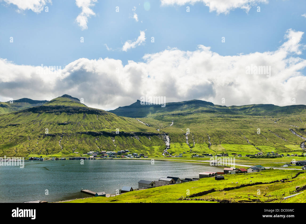 Landscape in the Faroe Islands Stock Photo - Alamy