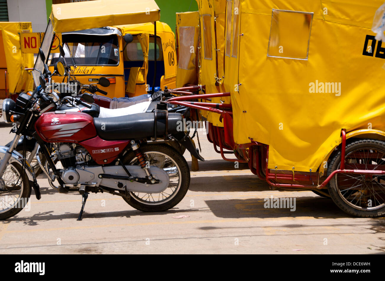motor rickshaw in Oaxaca Mexico Stock Photo - Alamy