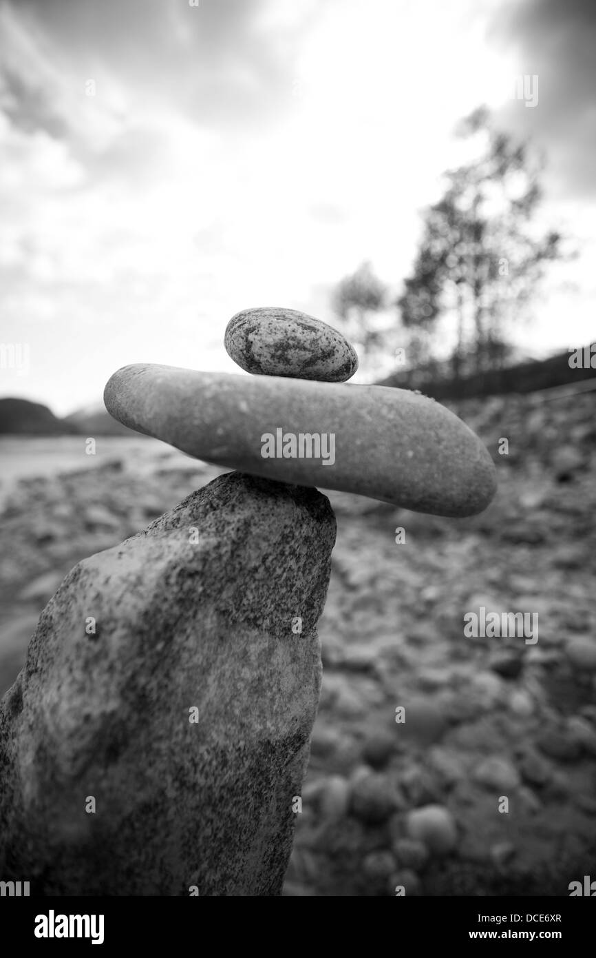 The Inukshuk, Traditional Trail Marker Of The Inuit People Stock Photo ...