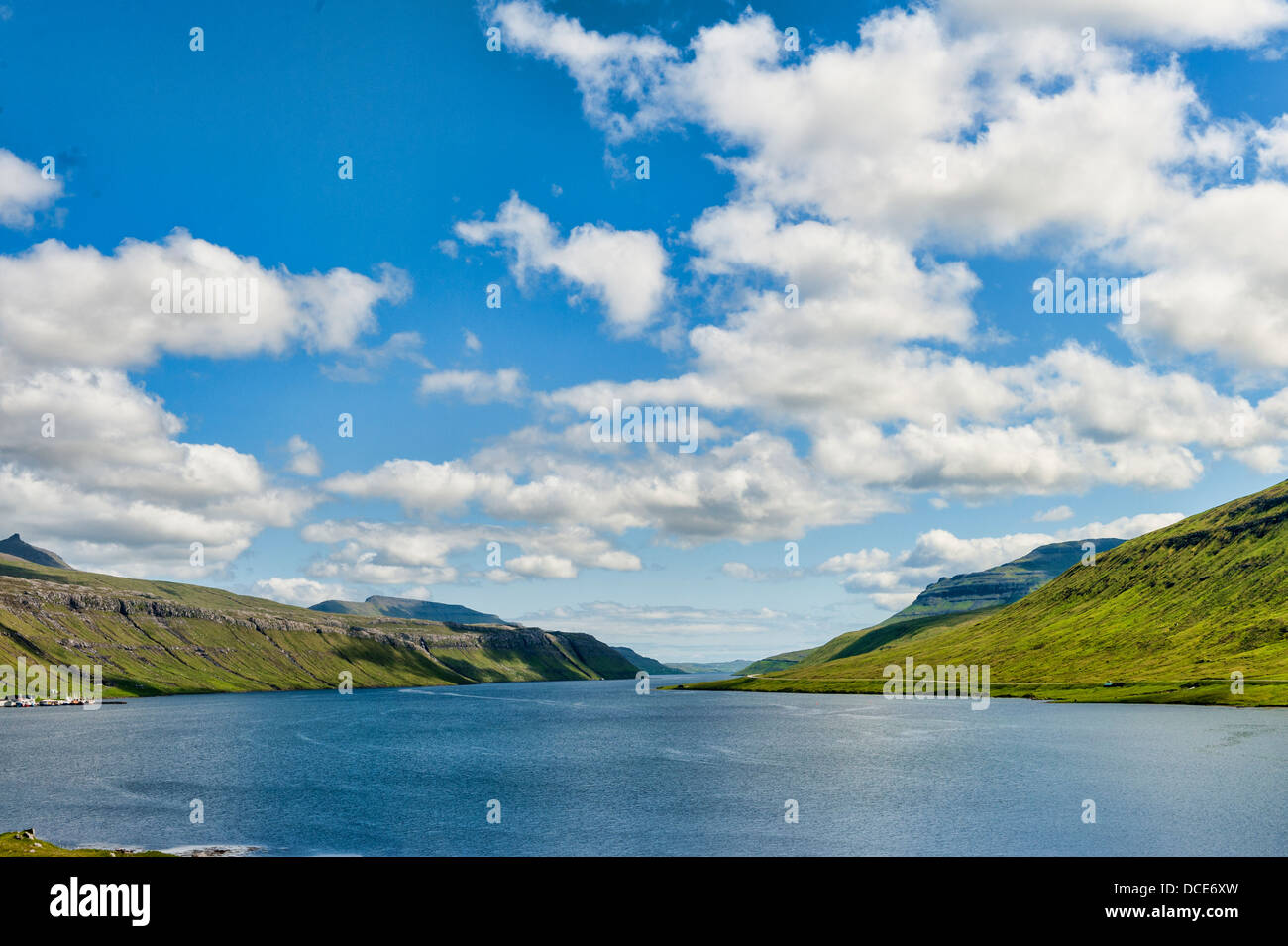 Landscape in the Faroe Islands Stock Photo - Alamy