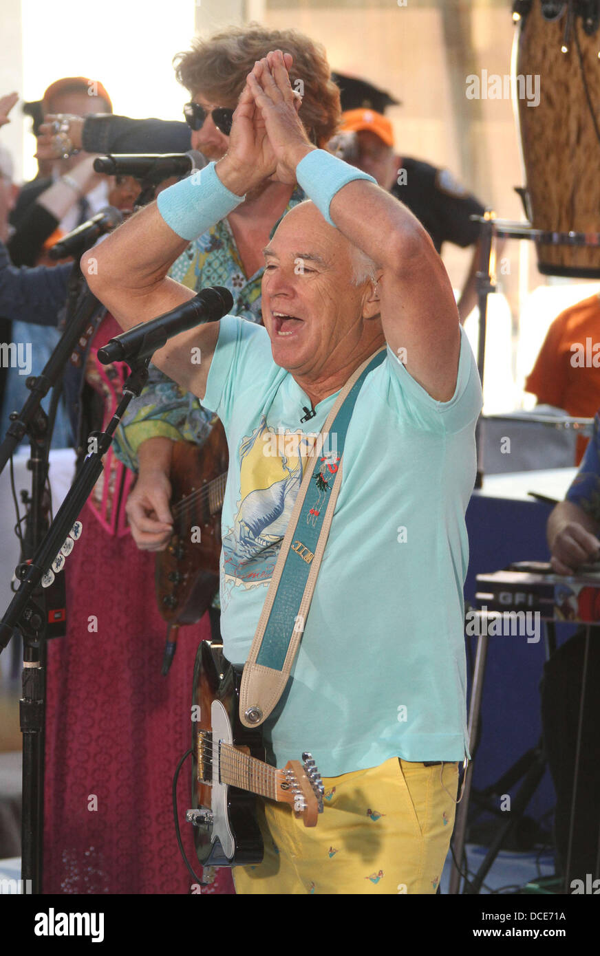 New York, New York, USA. 15th Aug, 2013. Singer JIMMY BUFFETT performs ...