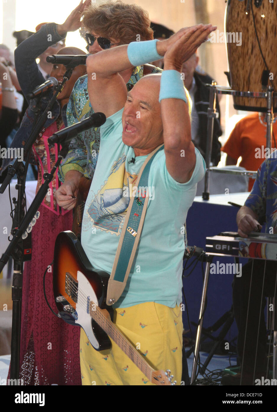 New York, New York, USA. 15th Aug, 2013. Singer JIMMY BUFFETT performs ...