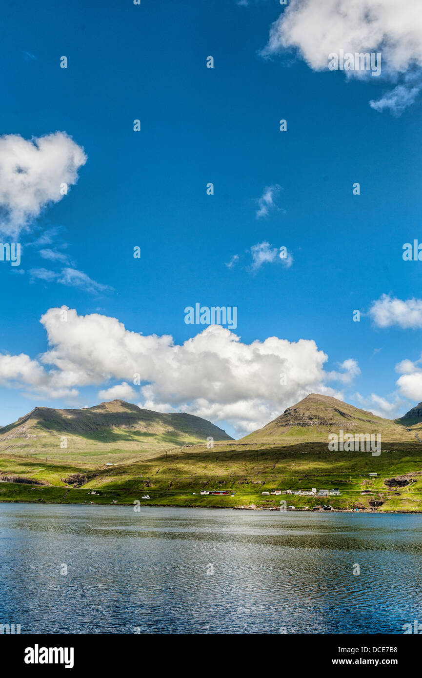 Landscape in the Faroe Islands Stock Photo - Alamy