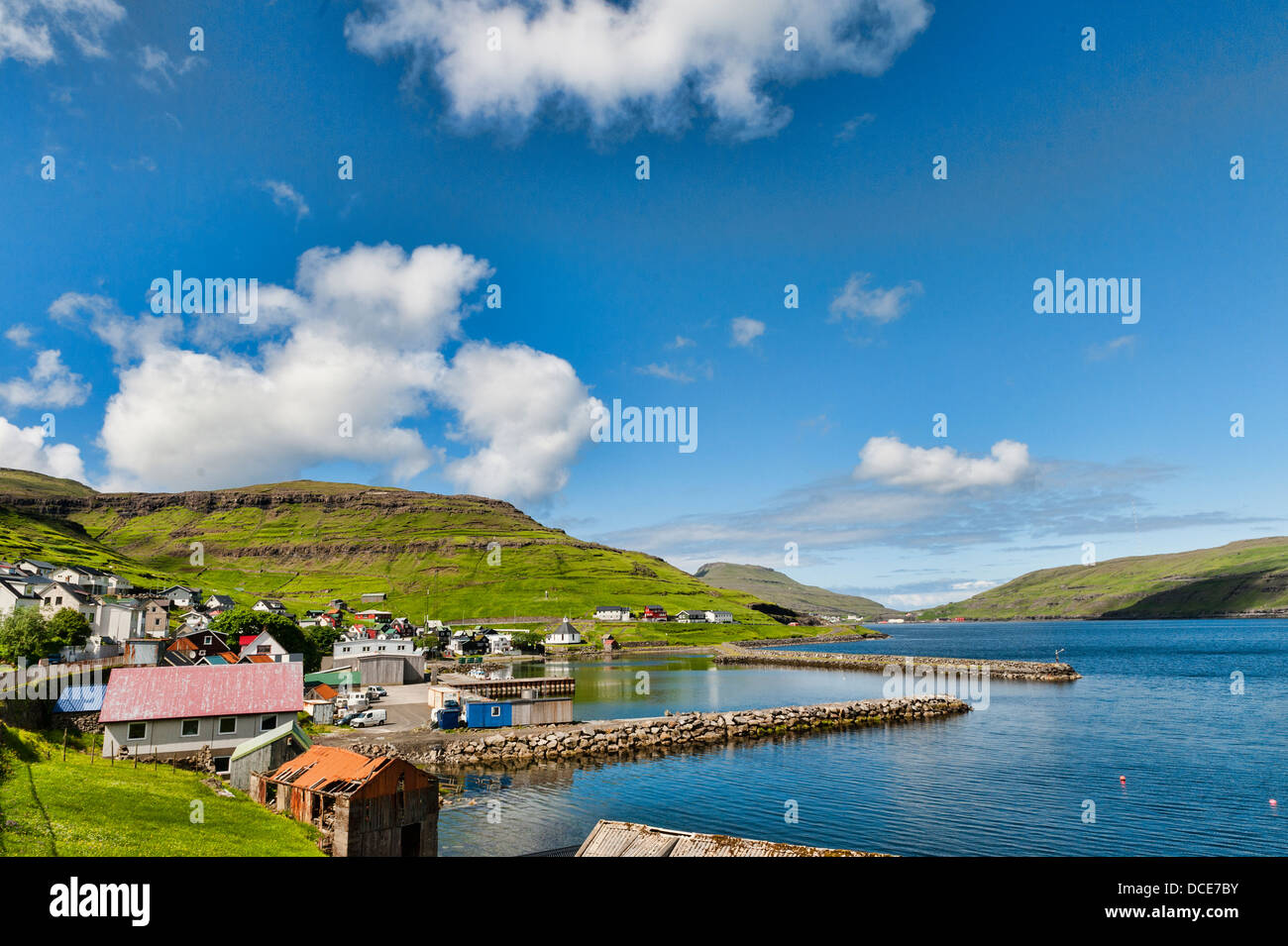 Landscape in the Faroe Islands Stock Photo - Alamy