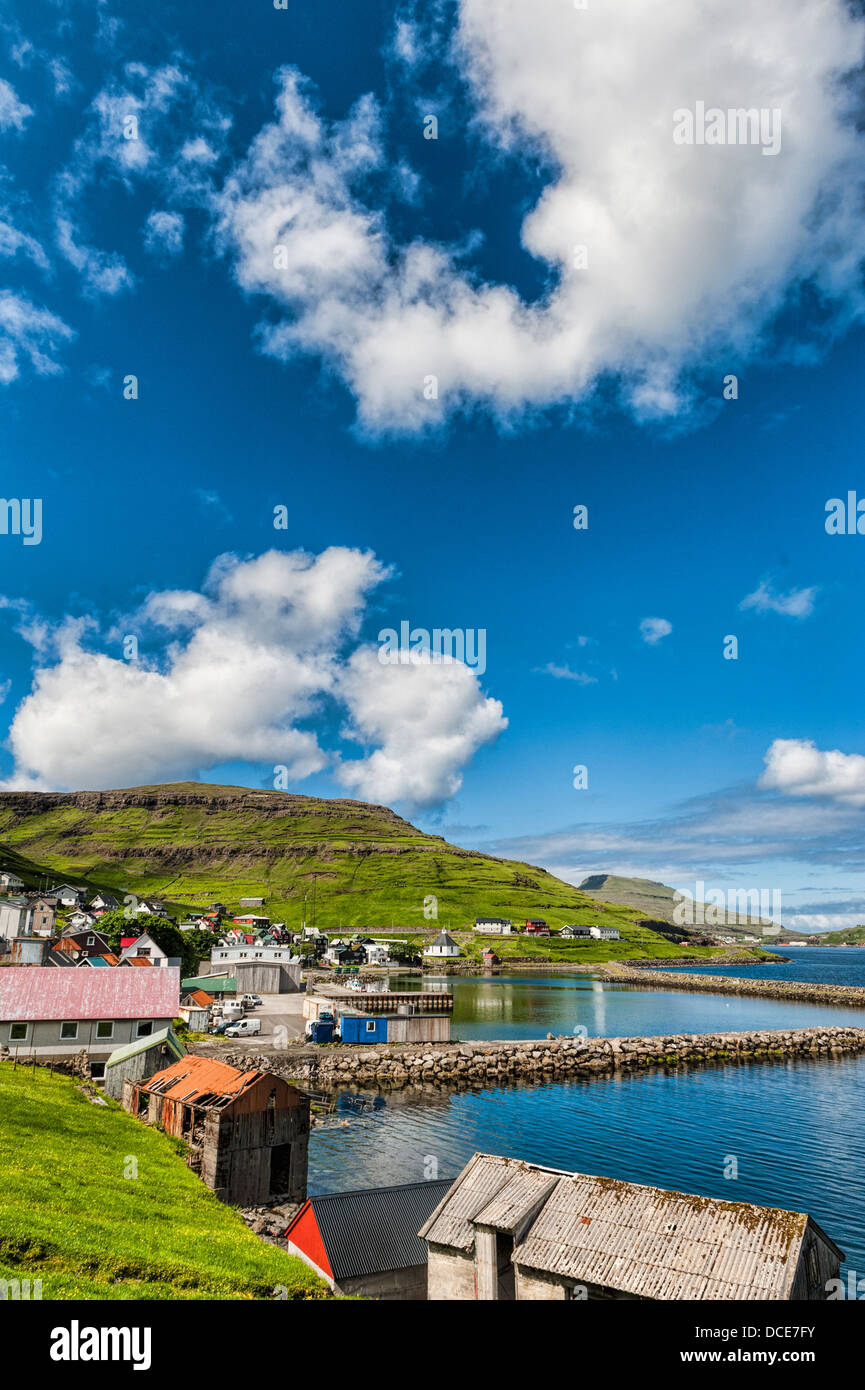 Landscape in the Faroe Islands Stock Photo - Alamy