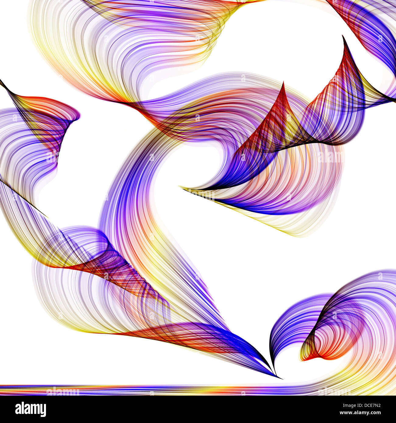 abstract colorful design waves Stock Photo - Alamy
