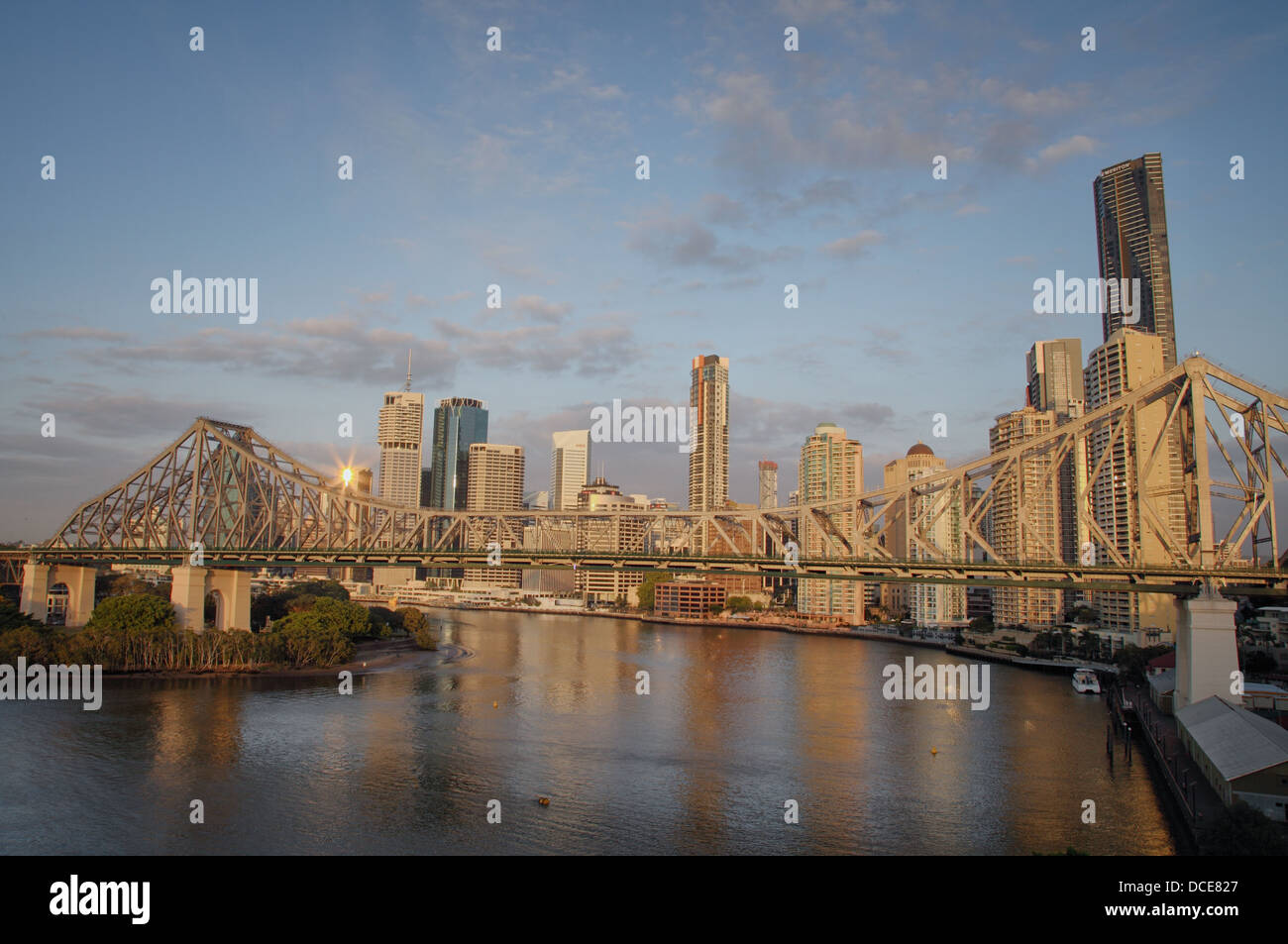 Dawn over Brisbane, Australia Stock Photo - Alamy