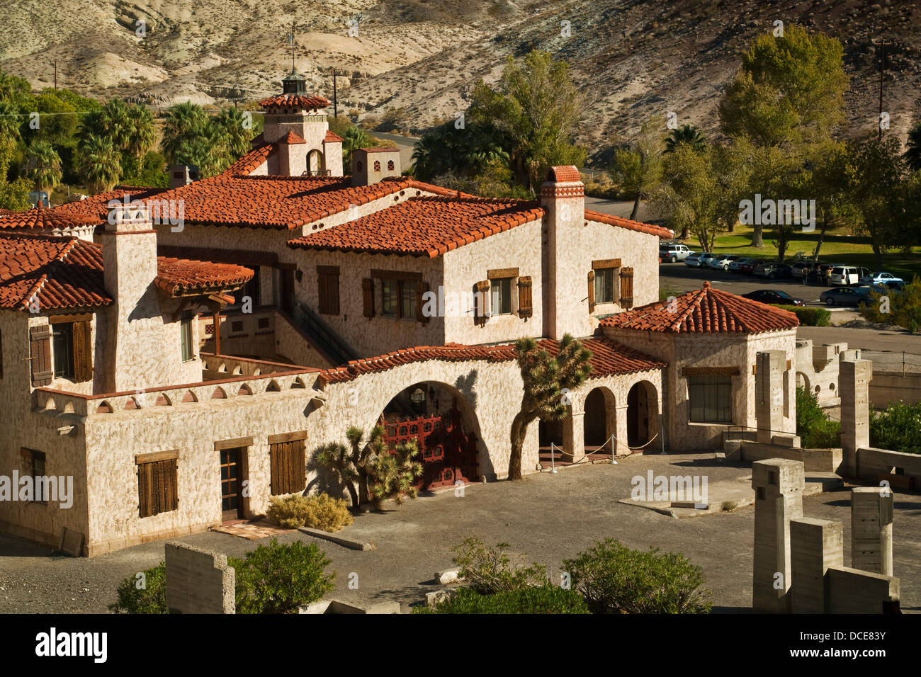 Scotty's Castle, Death Valley National Park, California Stock Photo - Alamy