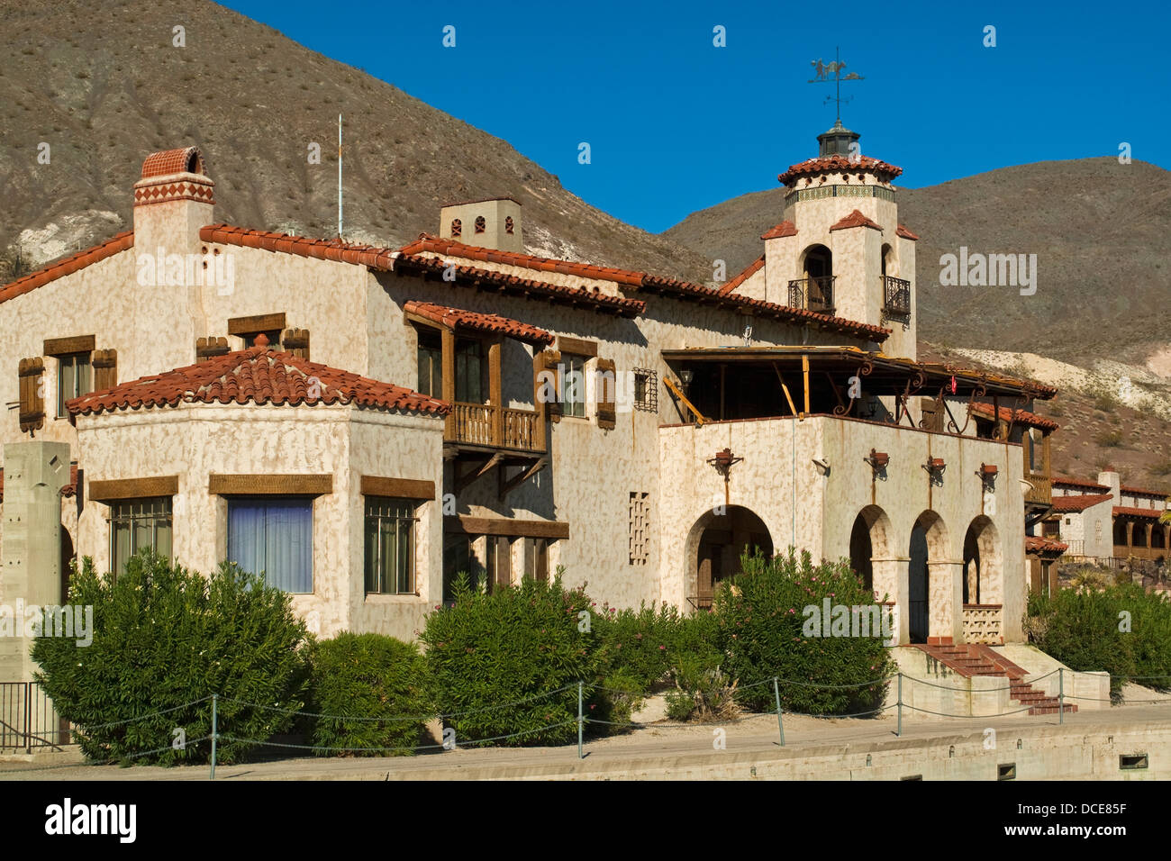 Scotty's Castle, Death Valley National Park, California Stock Photo - Alamy