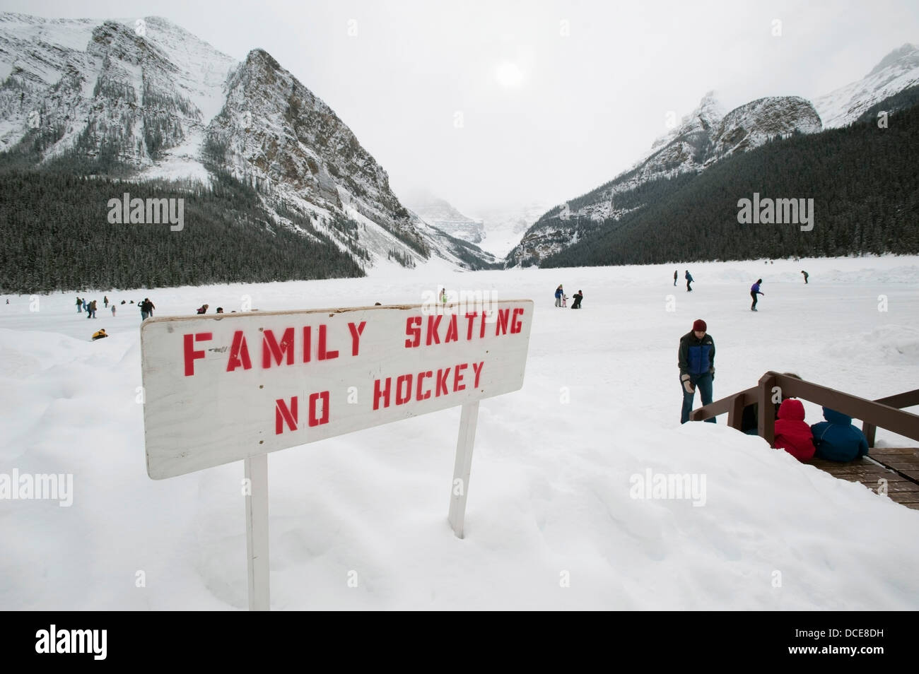 Skating Rink, Banff, Alberta, Canada Stock Photo - Alamy