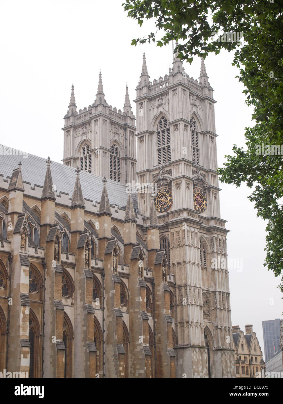 The Westminster Abbey church in London UK Stock Photo - Alamy