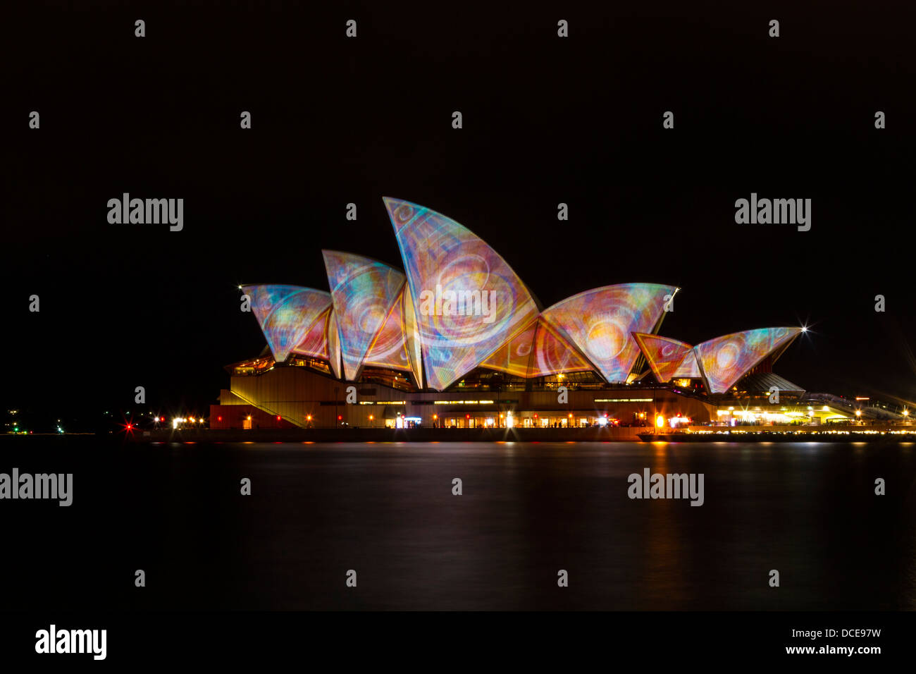 Sydney Opera House at the Vivid Light festival Stock Photo - Alamy