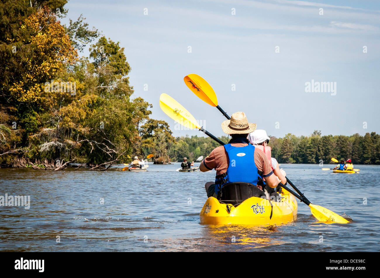 Atchafalaya basin kayak hi-res stock photography and images - Alamy