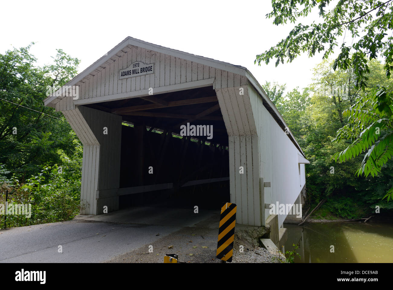 Adams Mill Bridge in central Indiana USA Stock Photo - Alamy