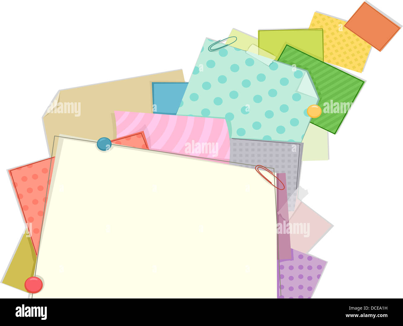 Background Illustration of Patterned Paper Frame Stock Photo - Alamy